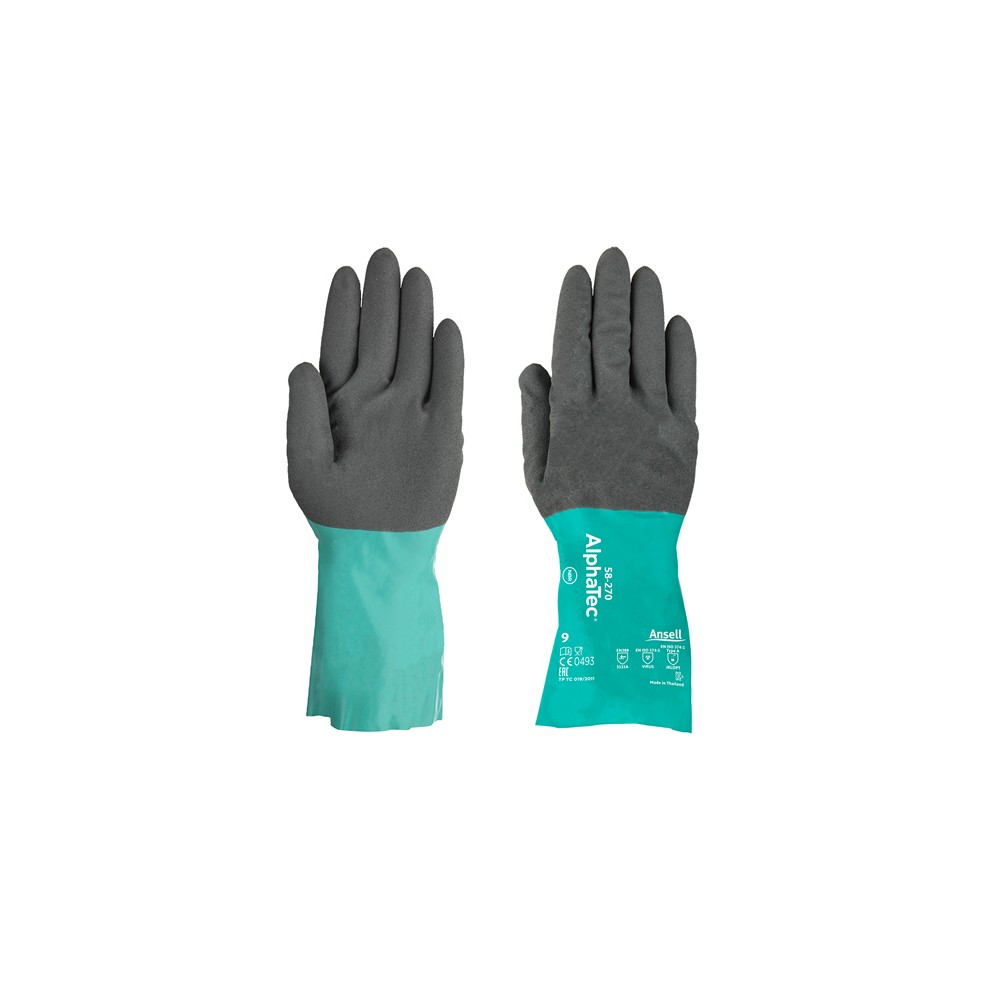 AlphaTec 58-270 Glove - Chemical Resistant, Superior Grip